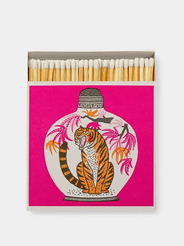 ARCHIVIST Ticked Off Tiger Matchbox Charlotte Farmer