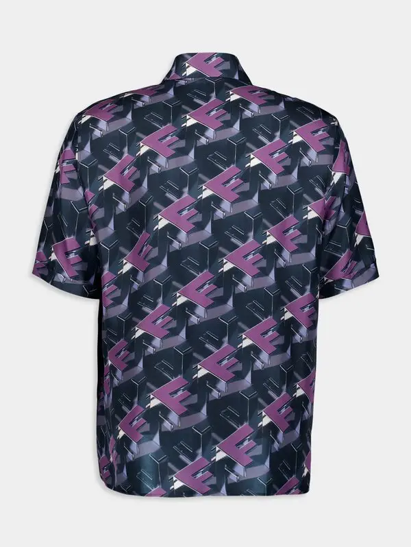 Fendi Italian-style Silk Shirt - Multicolour