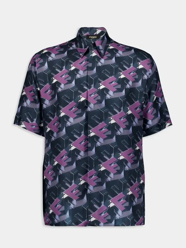 Fendi Italian-style Silk Shirt - Multicolour