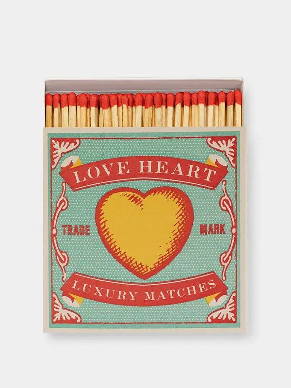 ARCHIVIST Love Heart Luxury Matchbox - Multicolour
