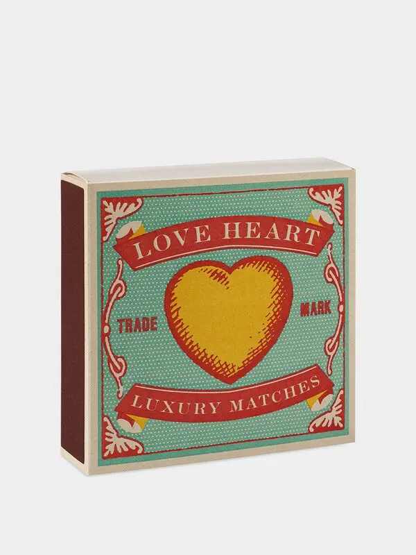 ARCHIVIST Love Heart Luxury Matchbox