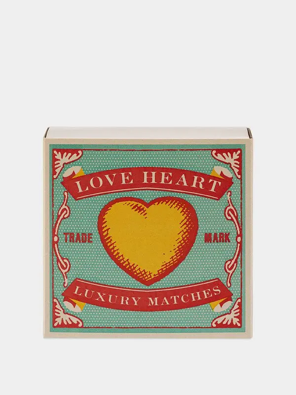 ARCHIVIST Love Heart Luxury Matchbox