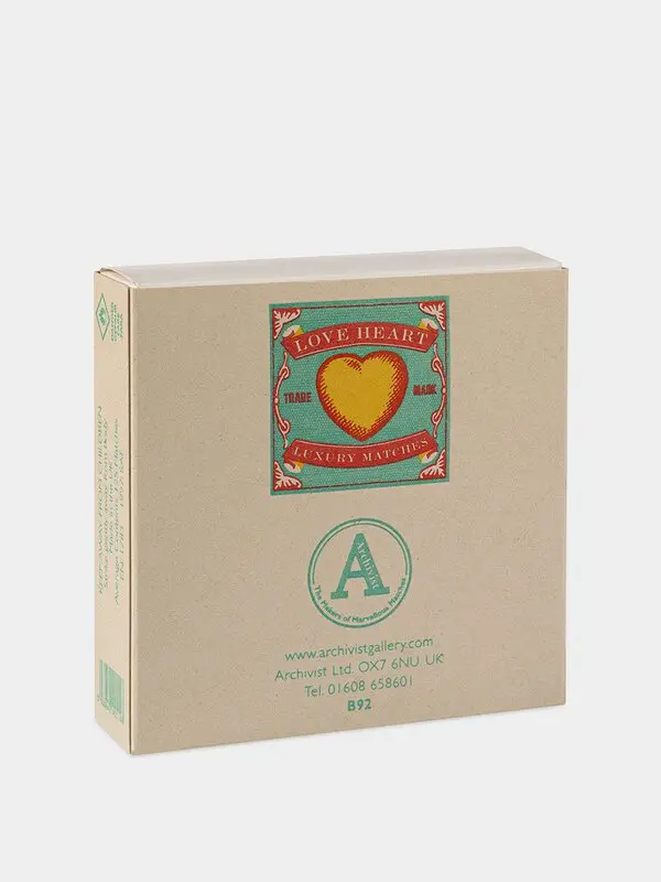ARCHIVIST Love Heart Luxury Matchbox