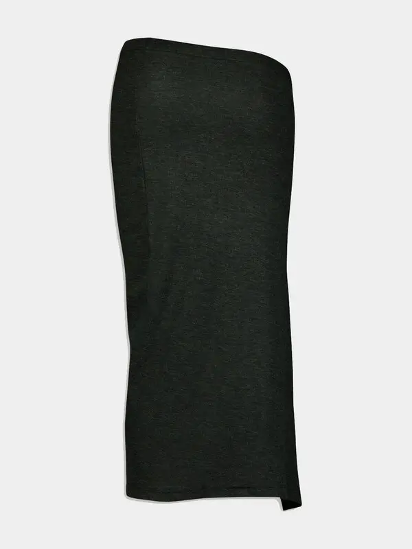 Rabanne Wrap Asymmetric Midi Skirt