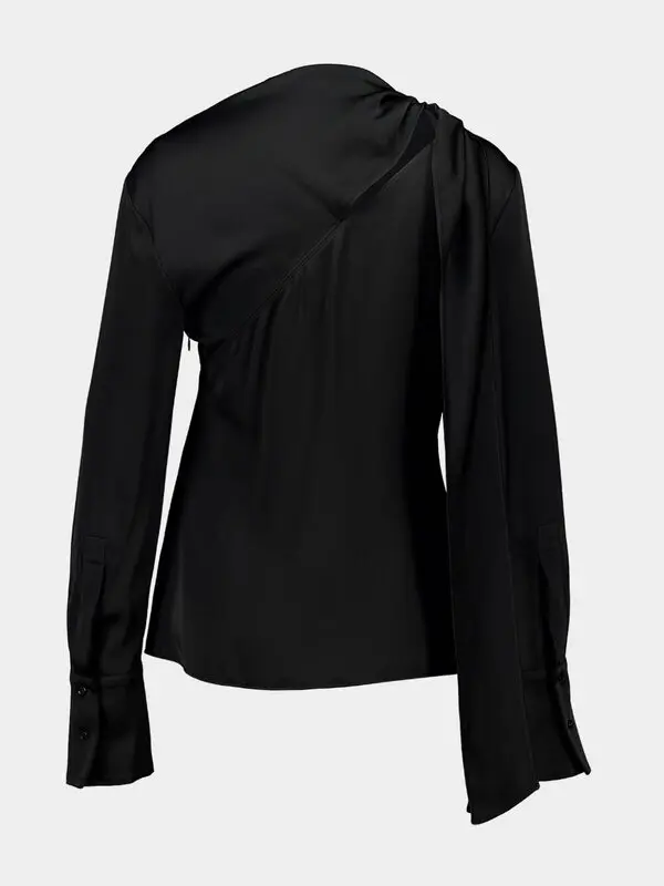 Givenchy Draped Bow Blouse