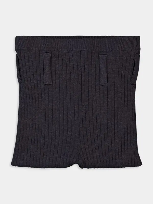 Prada Ardesia Cotton Knit Tights