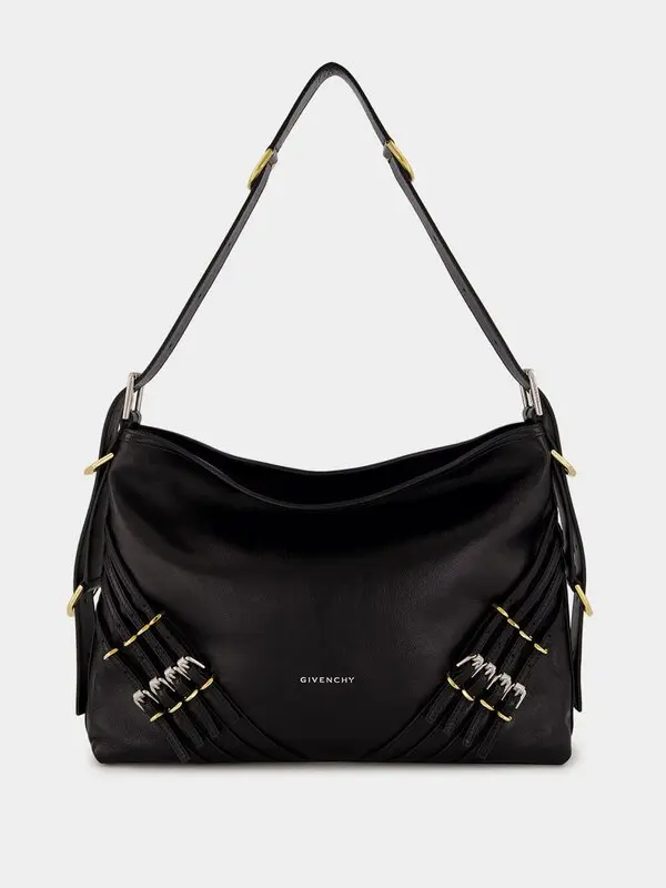 Givenchy Medium Voyou Bag With Buckles - Black