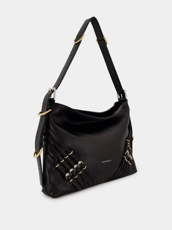 Givenchy Medium Voyou Bag With Buckles - Black
