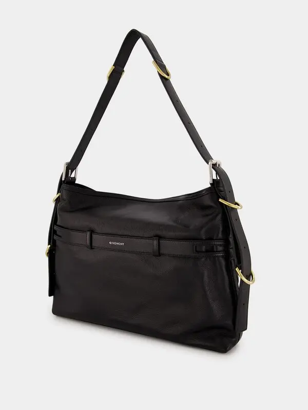 Givenchy Medium Voyou Bag With Buckles - Black