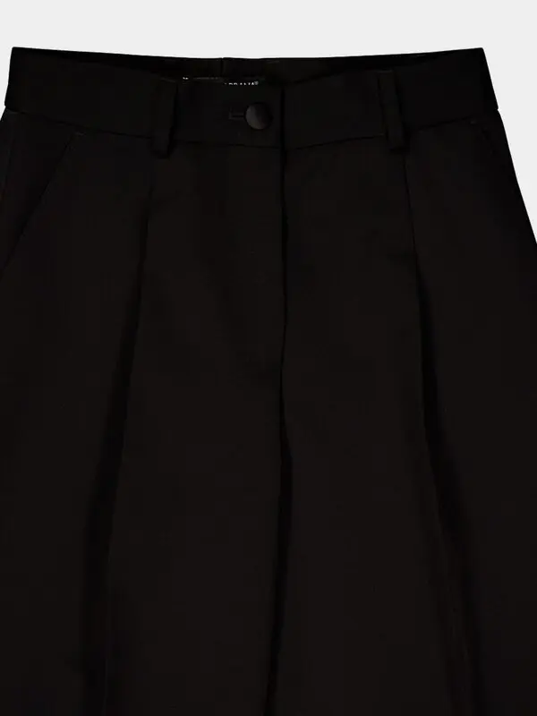 Dolce & Gabbana Flared Virgin Wool Tuxedo Pants