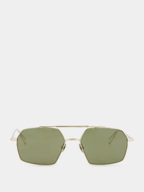 AHLEM Haussmann Sunglasses - Gold