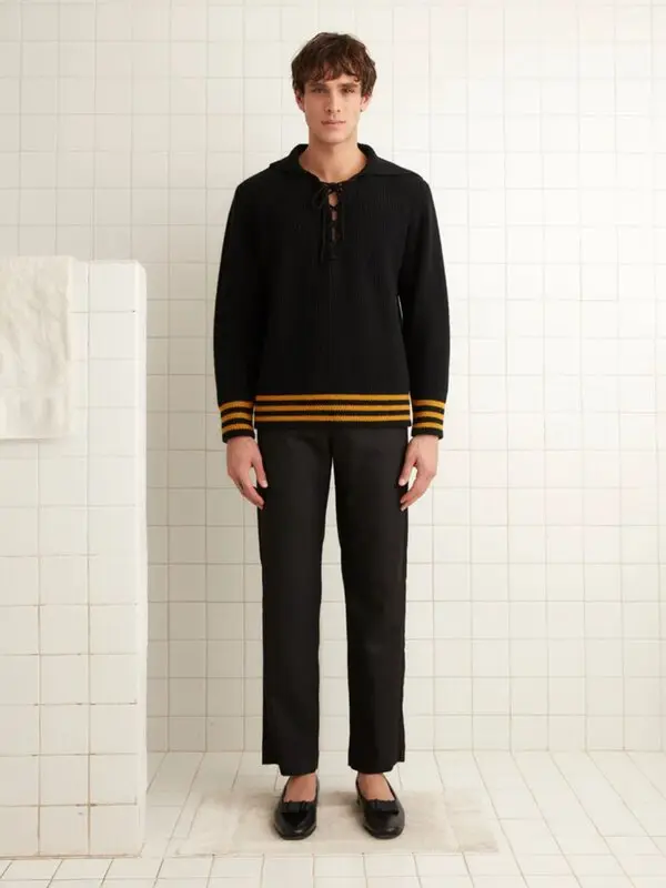 BODE Deck Stripe Wool Sweater