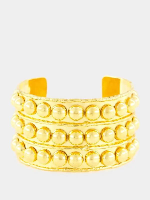 Sylvia Toledano Tribal Cuff Bracelet - Gold