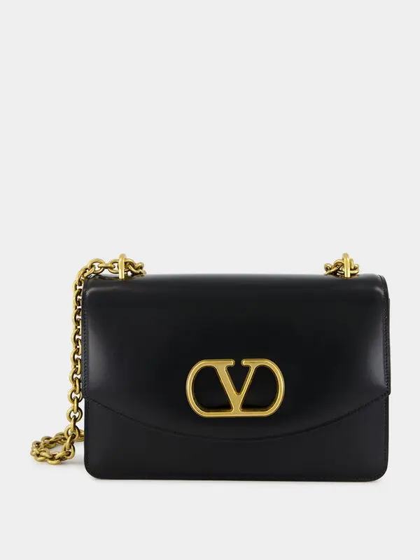 Valentino Garavani Vain Shoulder Bag - Black
