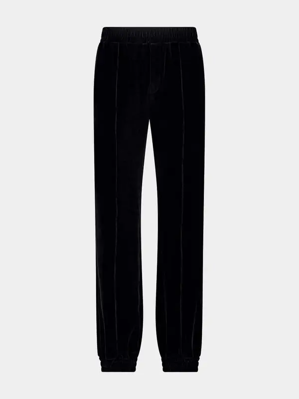 Valentino Garavani Chenille Jogging Trousers - Black