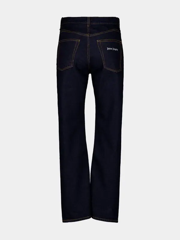 Palm Angels Logo-embroidered Denim Jeans