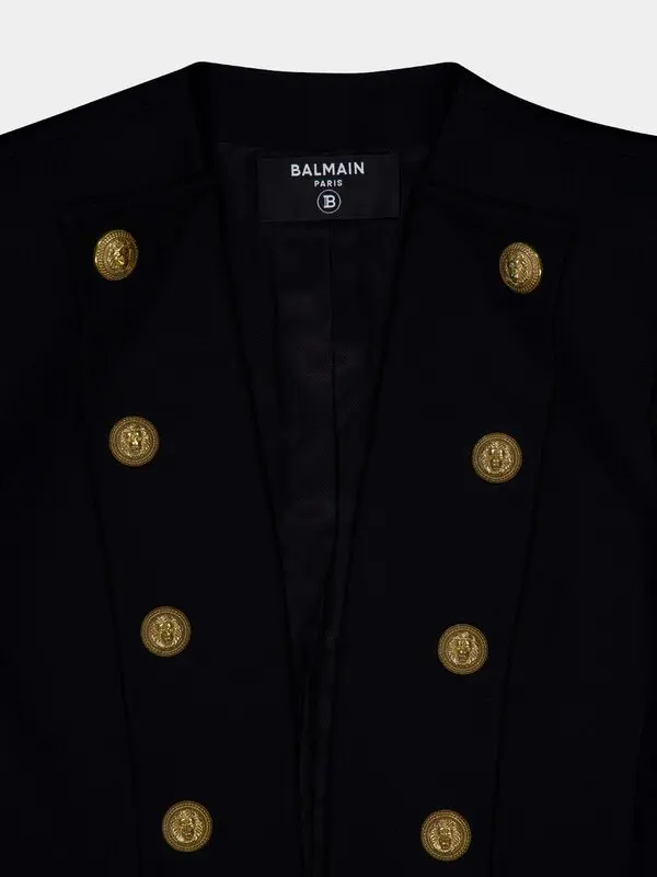 Balmain Fitted Wool Jacket