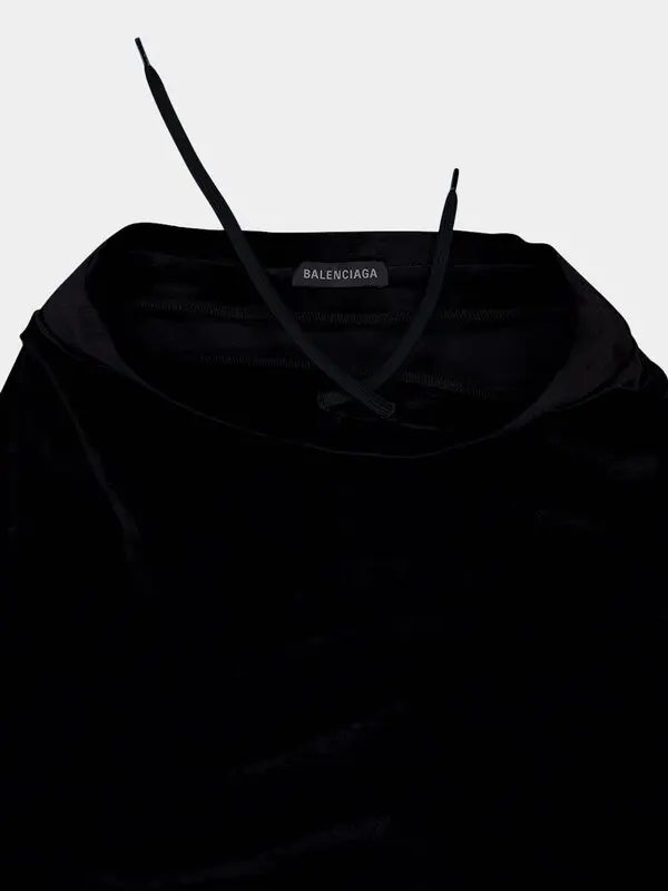 Balenciaga Velvet Maxi Skirt