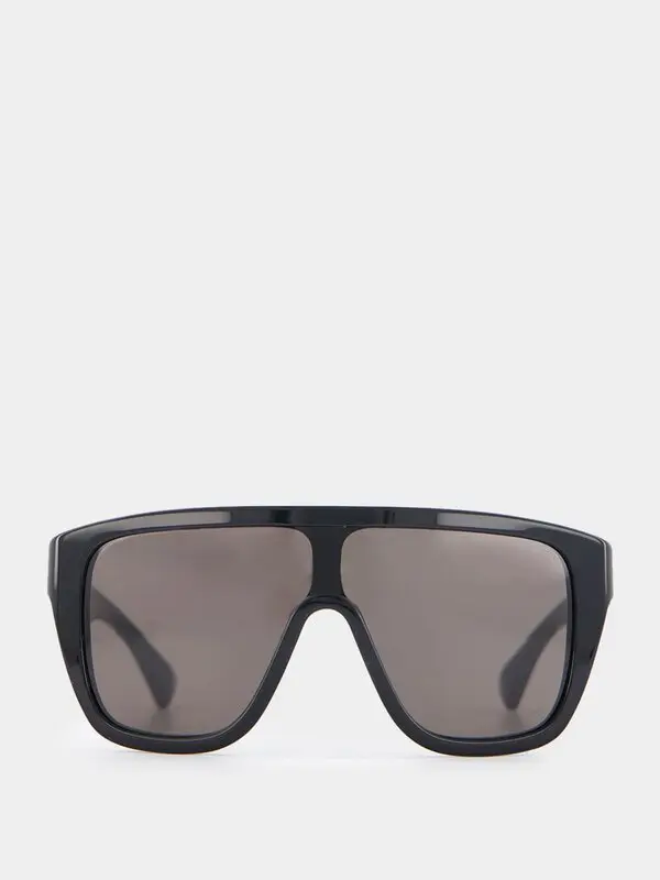 Alexander McQueen Floating Skull Mask Sunglasses - Black