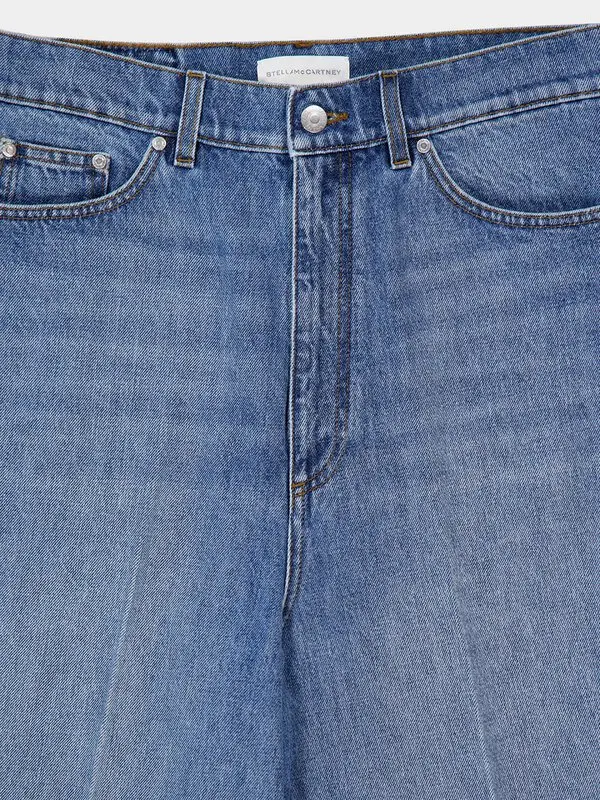 Stella McCartney Iconic Wide-leg Jeans - Blue