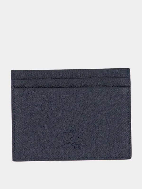 CHRISTIAN LOUBOUTIN Groovy Calf Leather Card Holder