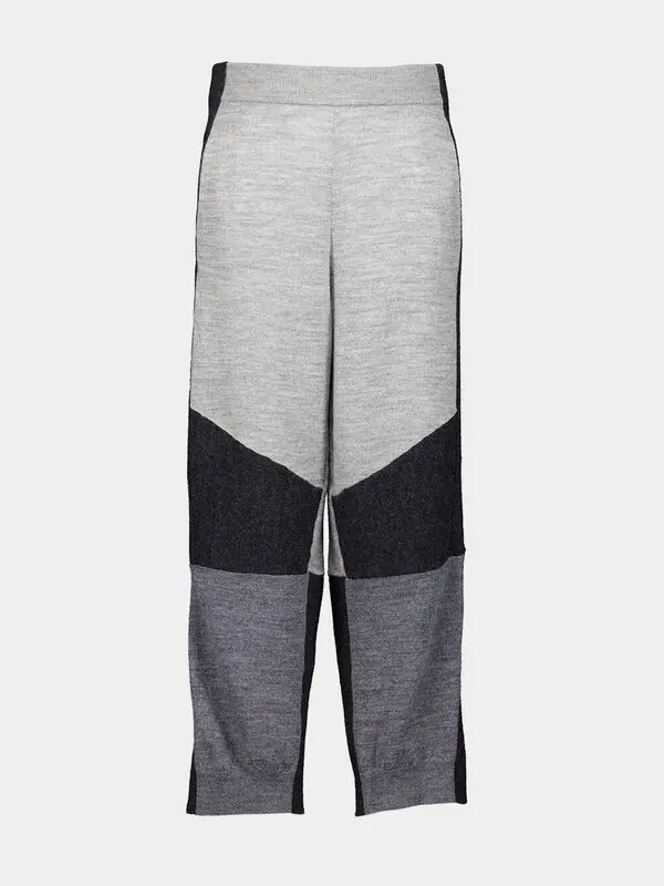 Stella McCartney Colour-blocked Knit Trousers