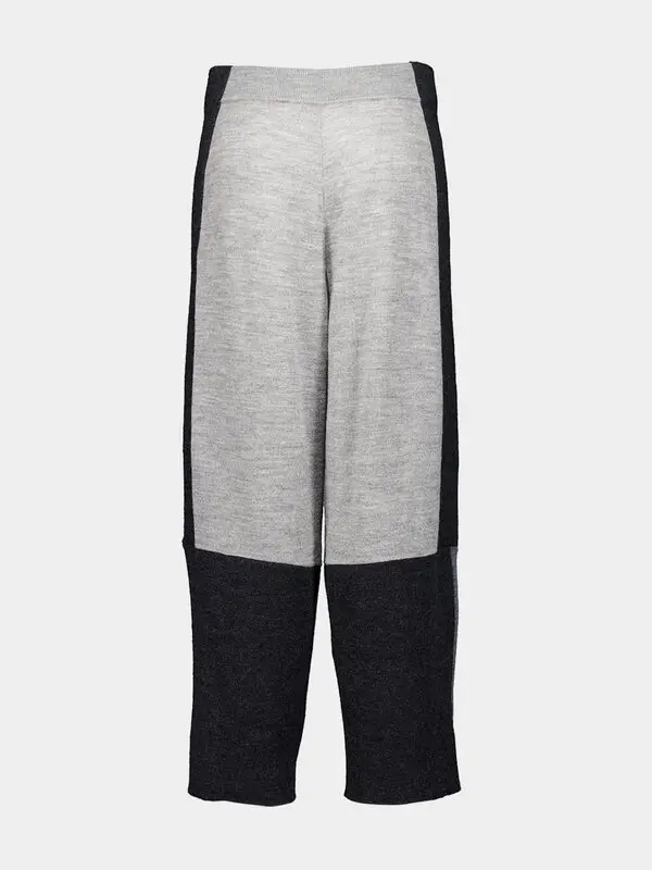 Stella McCartney Colour-blocked Knit Trousers