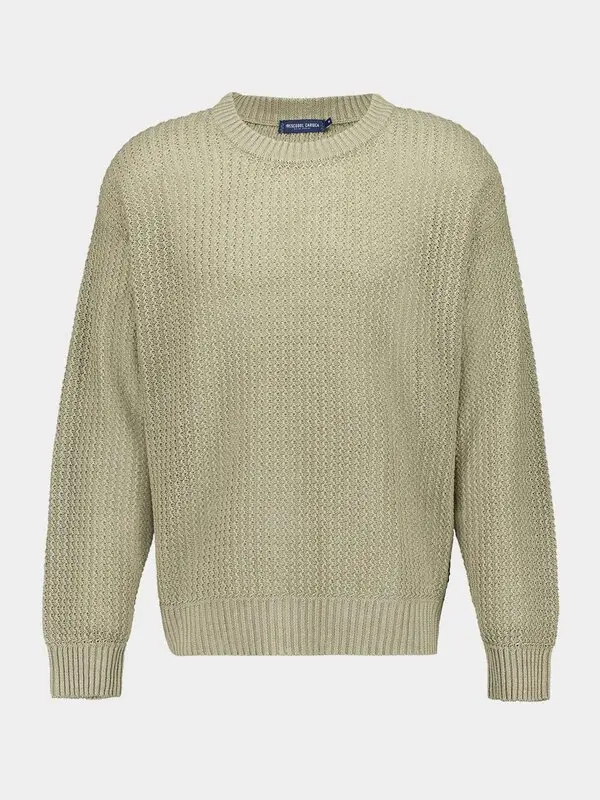 Frescobol Carioca Jardim Linen Sweater - Beige