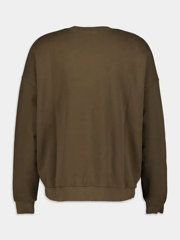 Palm Angels Embroidered-logo Cotton Sweatshirt
