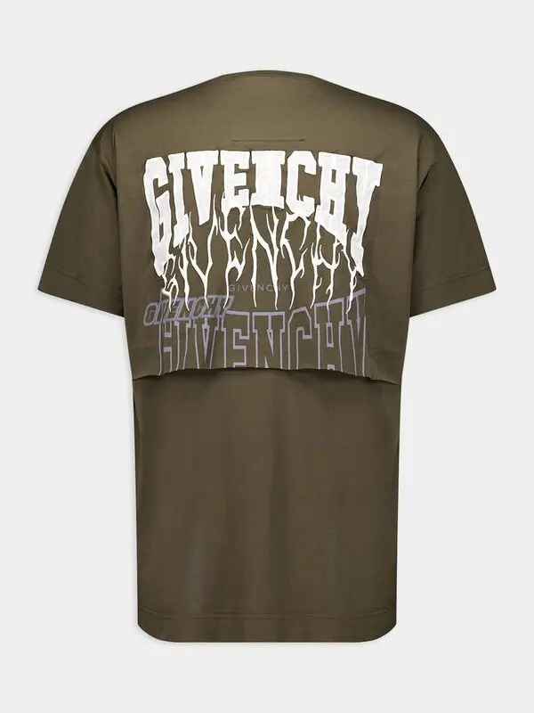 Givenchy Layered Logo T-shirt - Brown