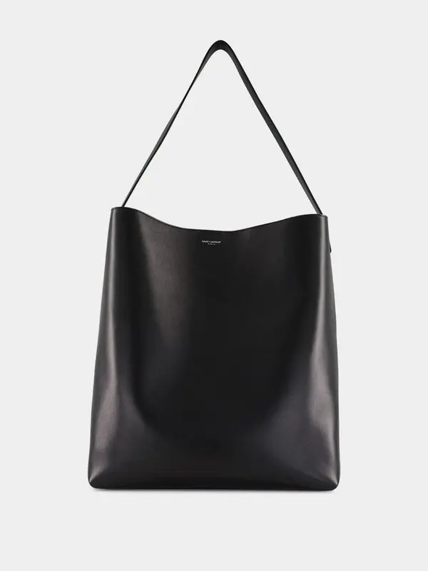 Saint Laurent Bold Hobo Bag In Smooth Leather - Black