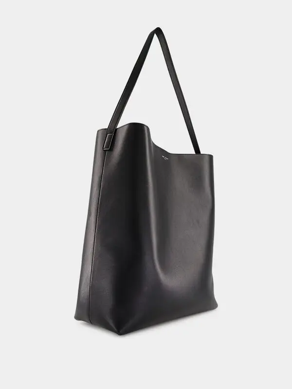 Saint Laurent Bold Hobo Bag In Smooth Leather - Black