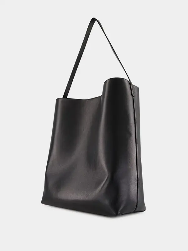 Saint Laurent Bold Hobo Bag In Smooth Leather - Black