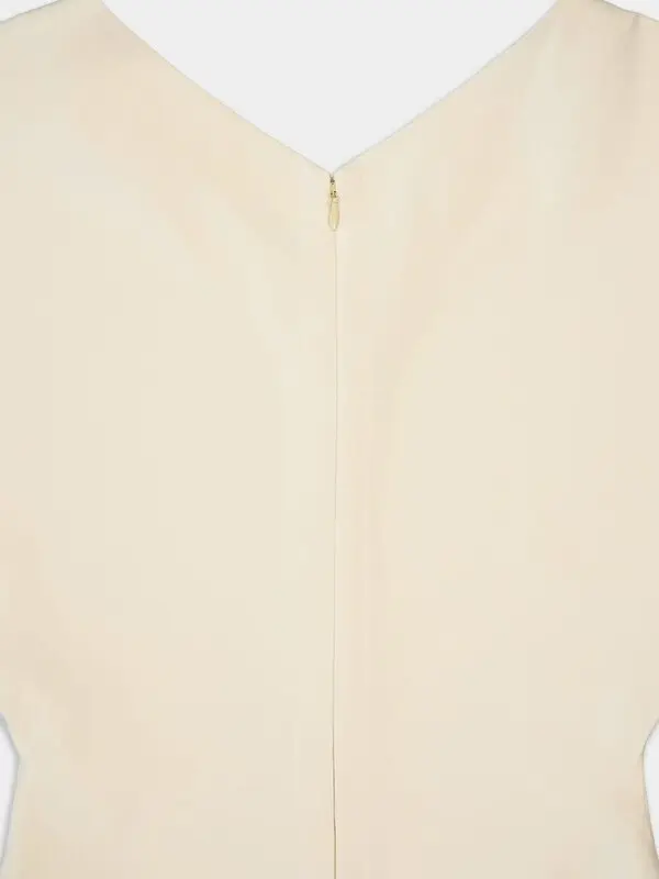 Stella McCartney Stitched V-neck Long-sleeve Blouse - Cream