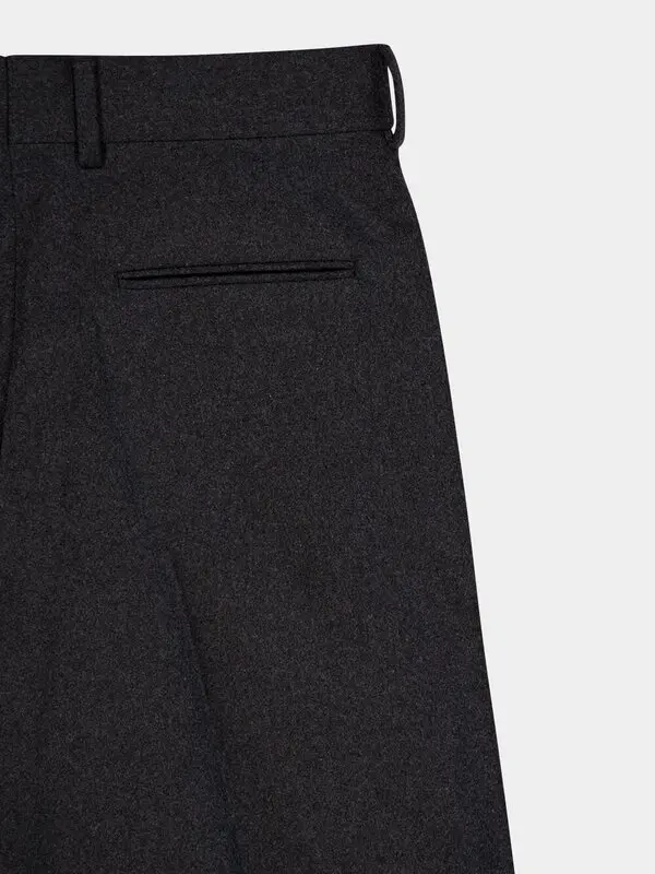Fendi Cashmere Straight-cut Trousers