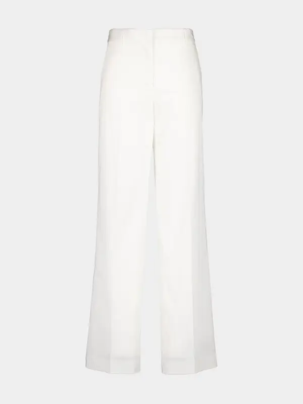 Matteau Chalk Straight Twill Trouser