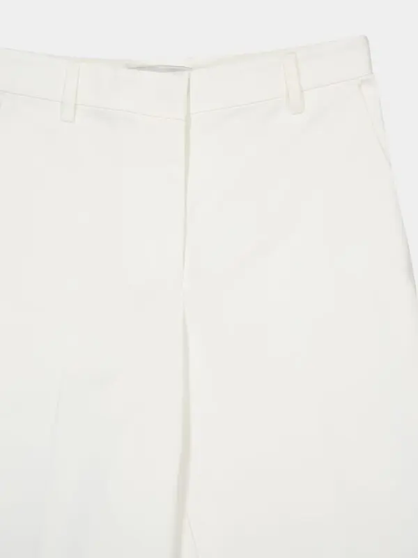 Matteau Chalk Straight Twill Trouser