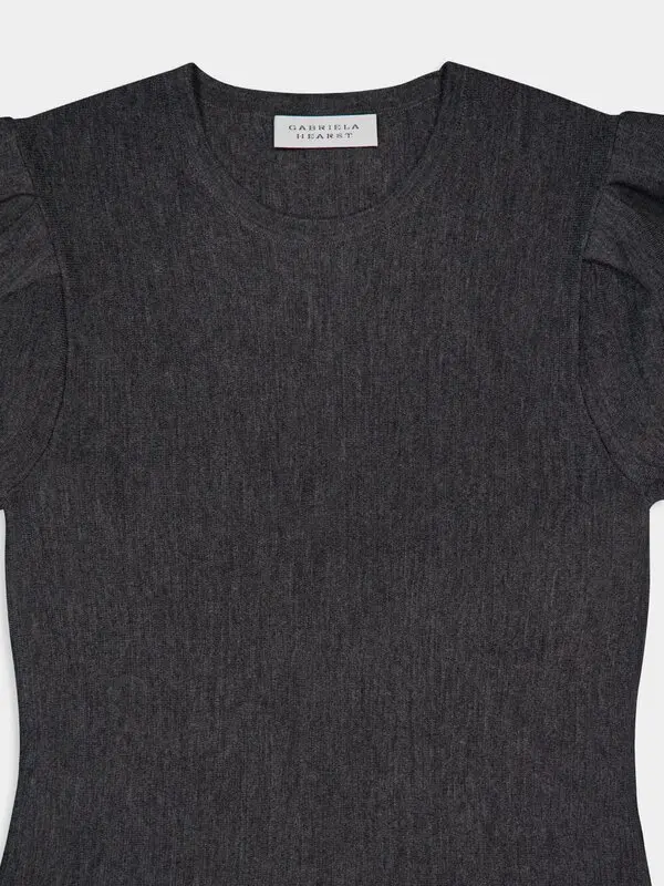 Gabriela Hearst Hannah Knit Dress - Grey