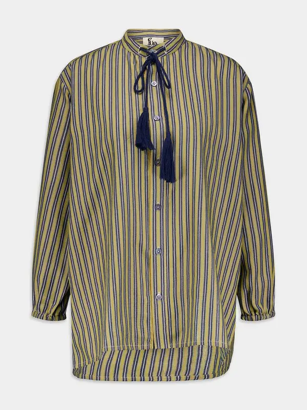 PAULA X Marrakshi Life Striped Oversized Blouse - Multicolour