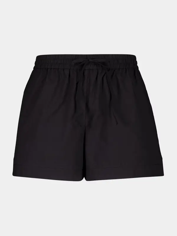 Matteau Relaxed Organic Cotton Shorts - Black