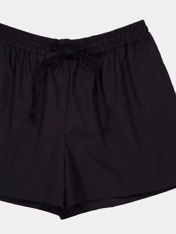 Matteau Relaxed Organic Cotton Shorts - Black