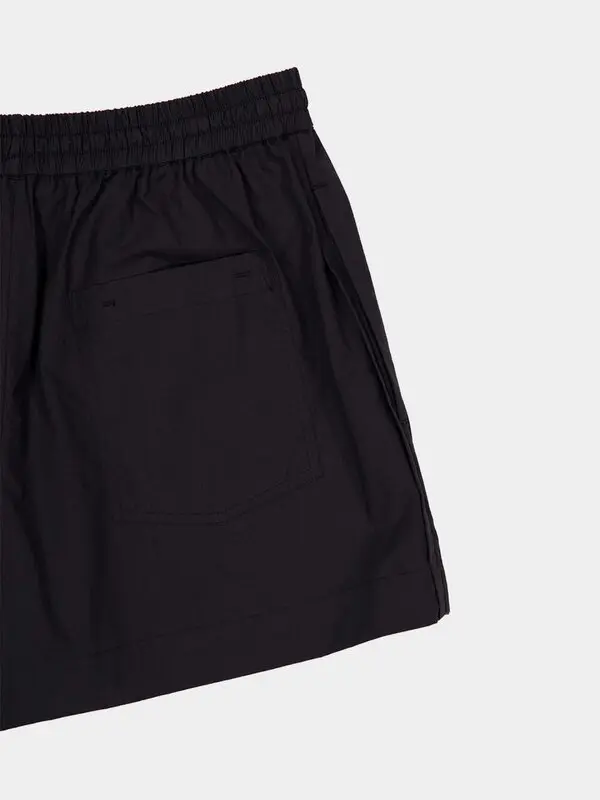 Matteau Relaxed Organic Cotton Shorts - Black