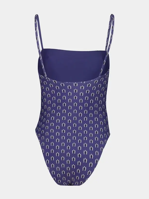Matteau Petite Square Maillot - Blue