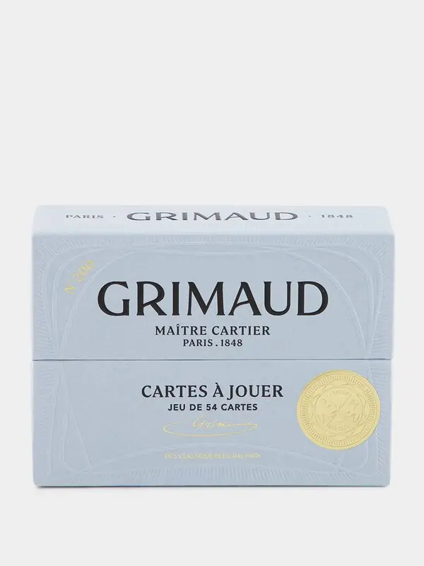 GRIMAUD N°200 Playing Cards In Dolphin