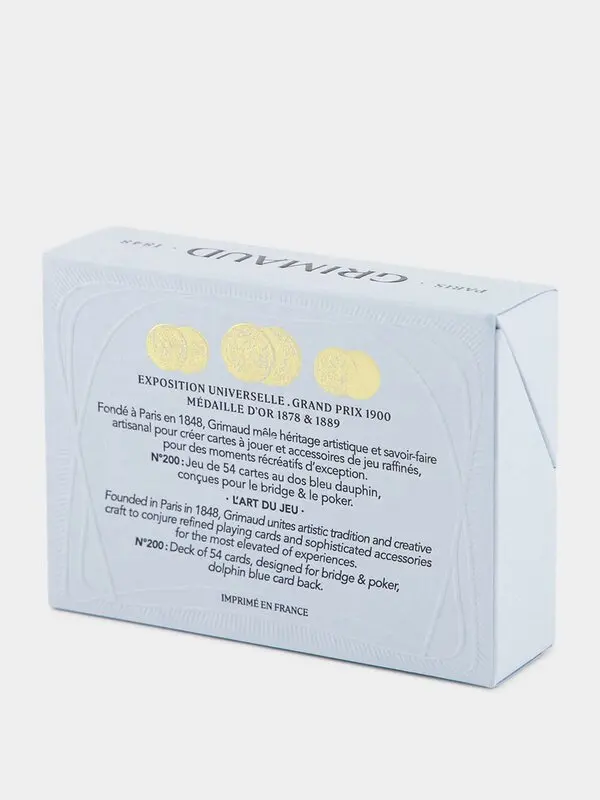 GRIMAUD N°200 Playing Cards In Dolphin