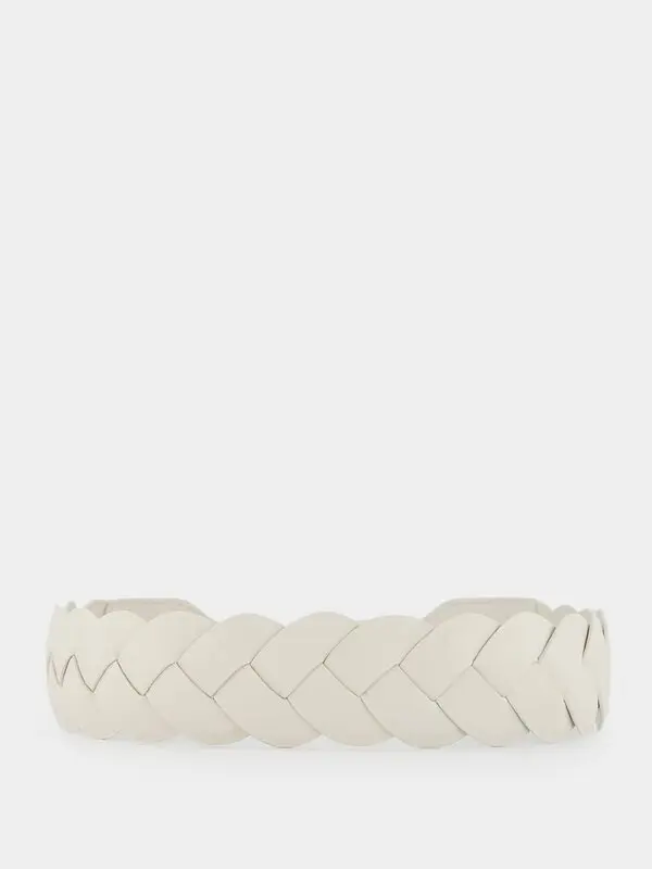 Altuzarra Skinny Braid Belt - White
