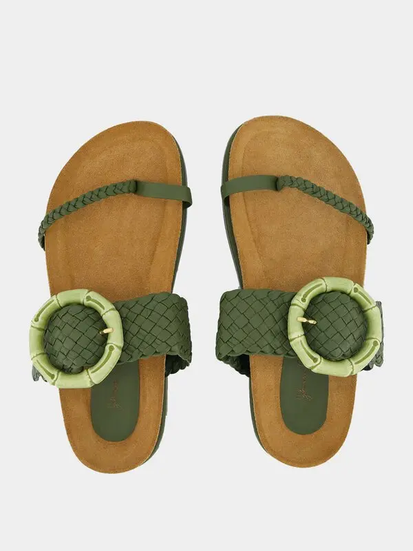 Johanna Ortiz Broadwalk Romance Sandals - Green