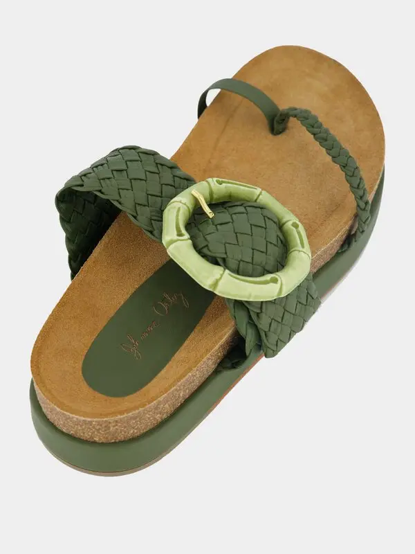 Johanna Ortiz Broadwalk Romance Sandals - Green