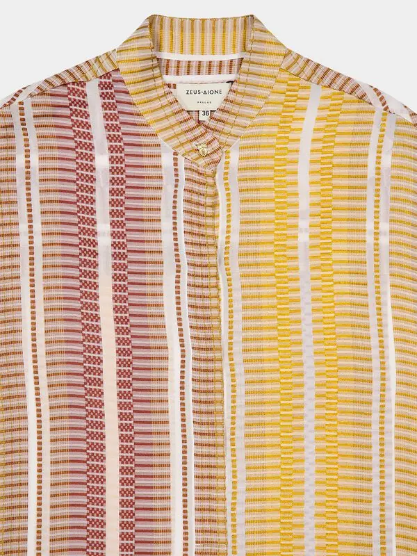 Zeus+dione Striped Silk Midi Caftan - Multicolour