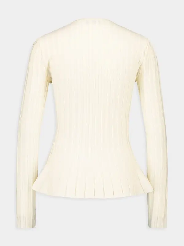 Gabriela Hearst Werner Wool-cashmere Sweater - Cream